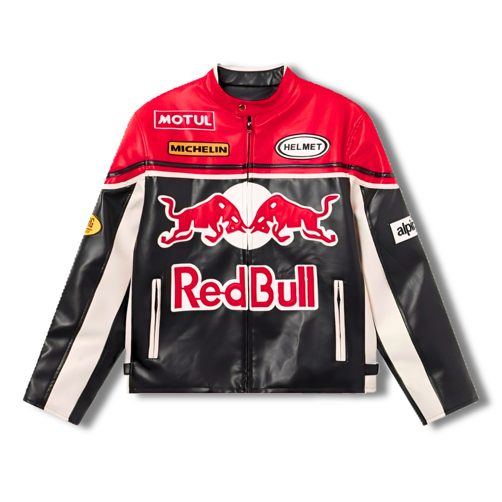 Red Bull Leather Jacket – Race Wear